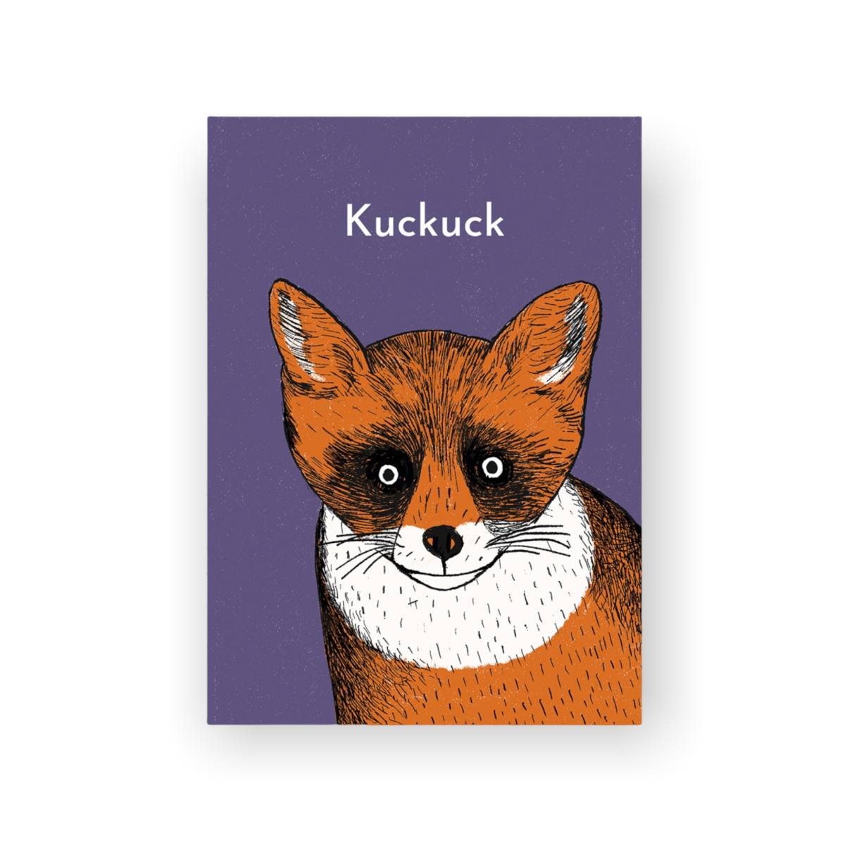Postkarte Fuchs – Papier & Stift