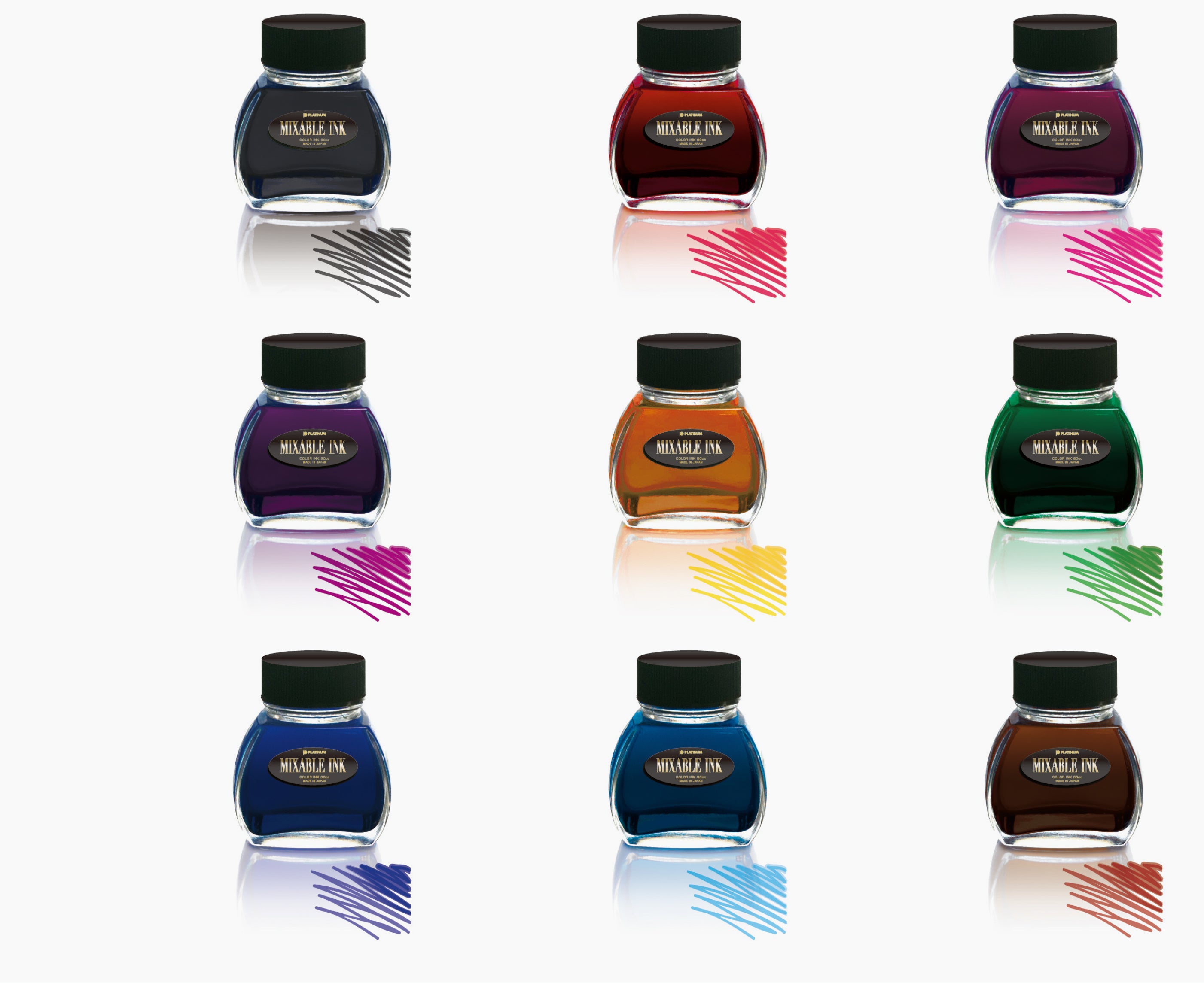 Platinum ink mixable dyestuff smoke black - Papier & Stift